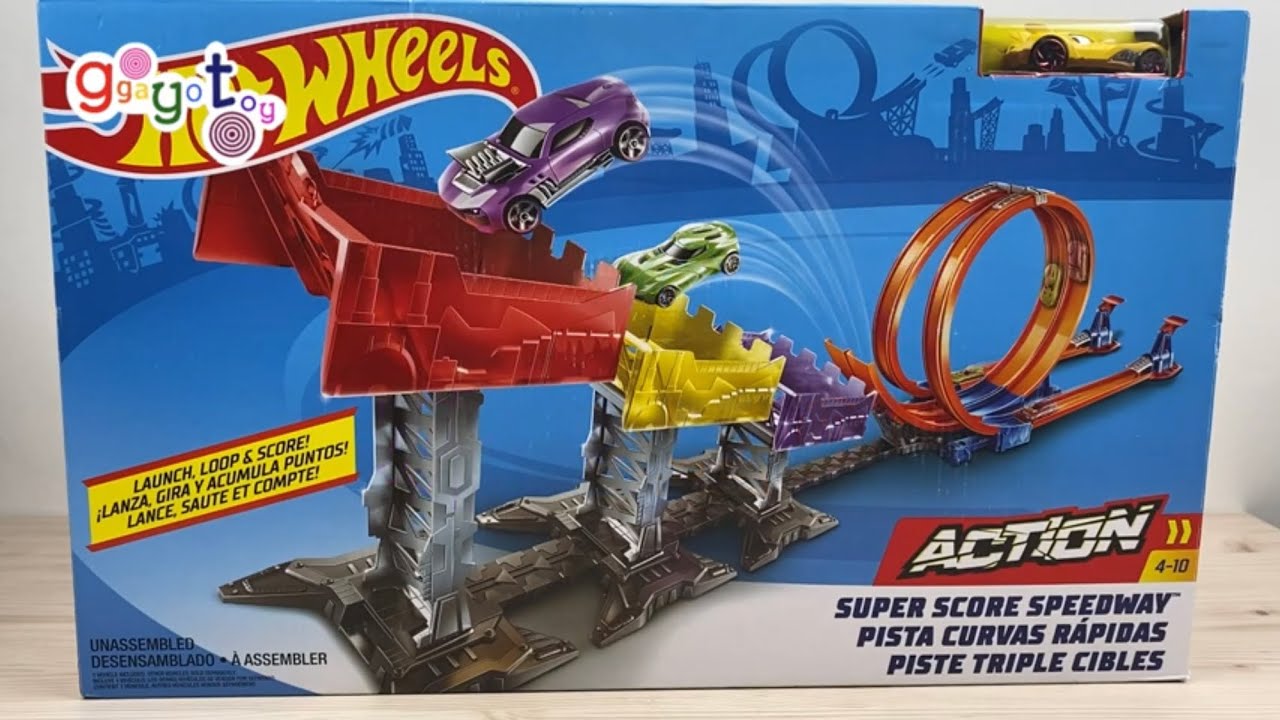 HOT WHEELS SUPER SCORE SPEEDWAY (핫휠 슈퍼 스코어 스피드웨이) - YouTube