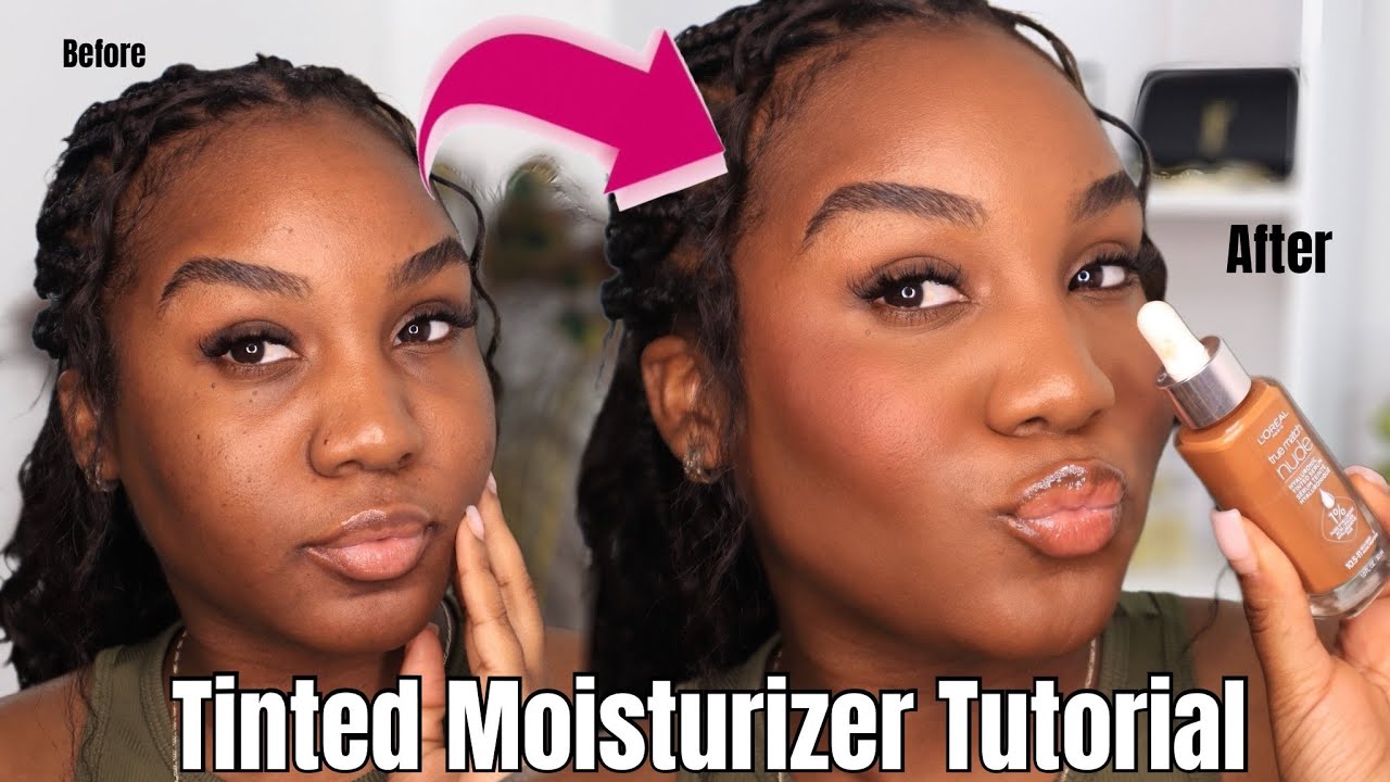 Easy Tinted Moisturizer Makeup Tutorial For Beginners - YouTube