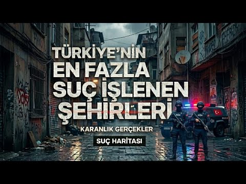 Türkiye'nin en fazla suç işlenen şehirler | 5 şehir 