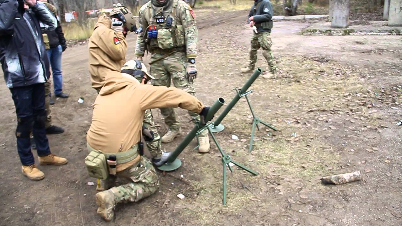 Russian Airsoft Pyro Mortar Shooting - YouTube