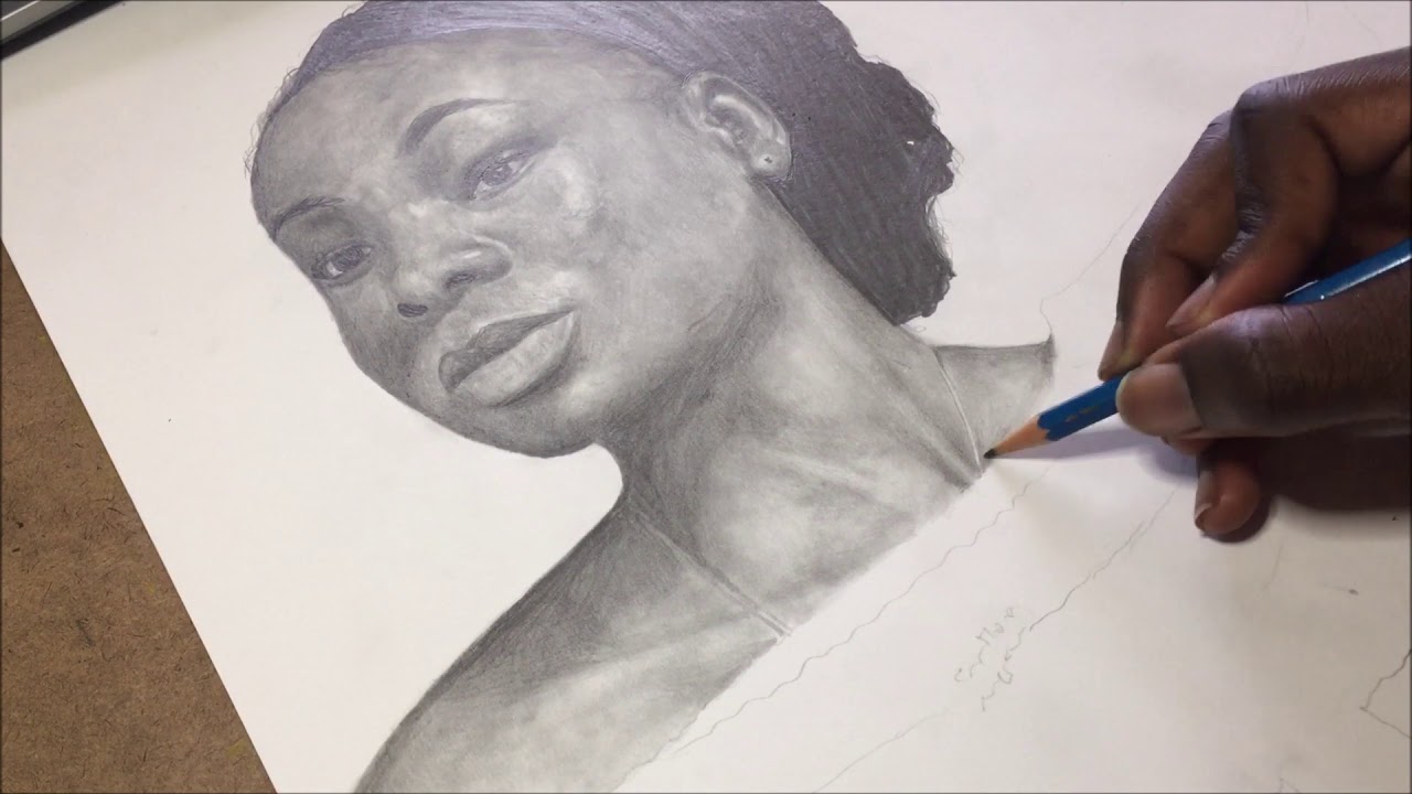 Drawing the original STATUE OF LIBERTY (Black Lady) / Recreation - YouTube