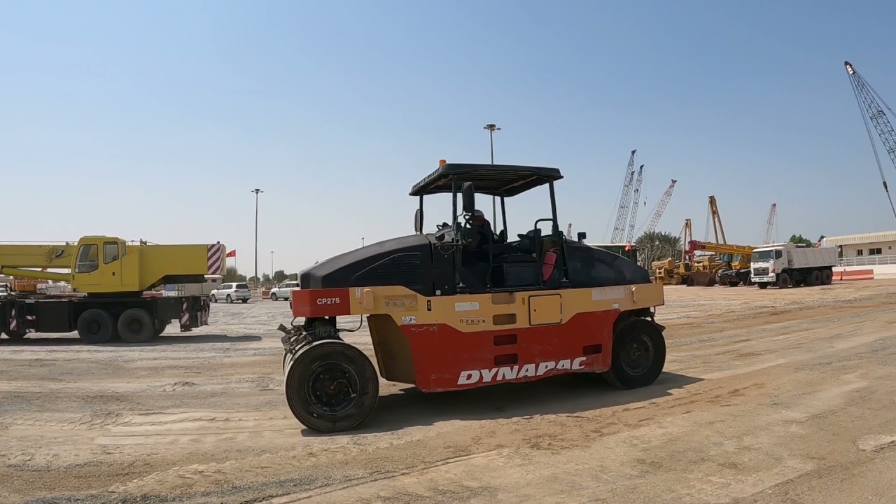 Dynapac CP275 9 Wheel Pneumatic Roller - Dubai, UAE Auction | 28 & 29 ...
