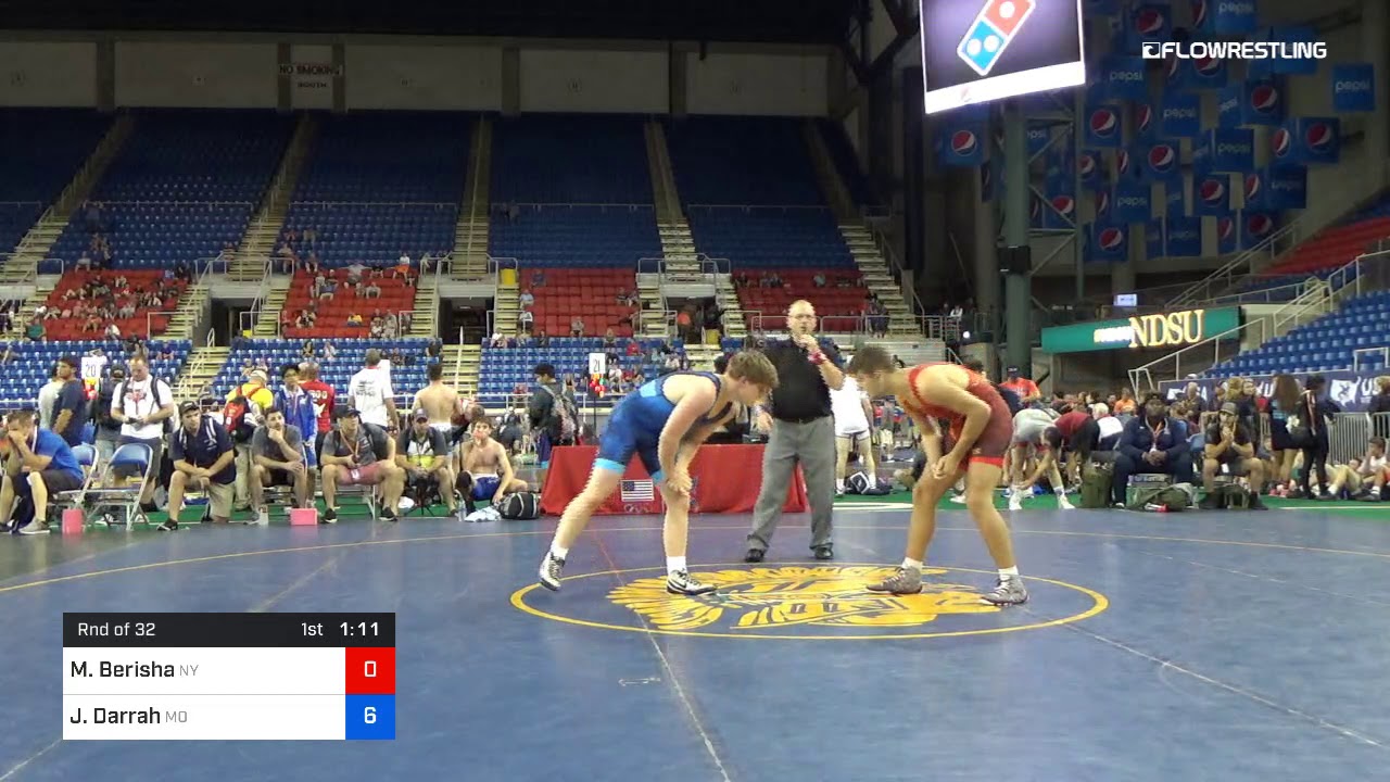 182 Lbs Rnd Of 32 Marc Berisha New York Vs Jack Darrah Missouri - YouTube