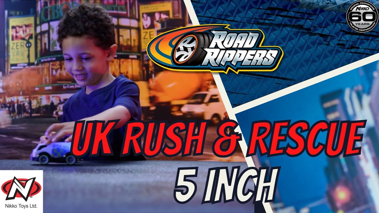 Toy Emergency Vehicles | Road Rippers : UK Rush & Rescue 5 Inch | Toy ...