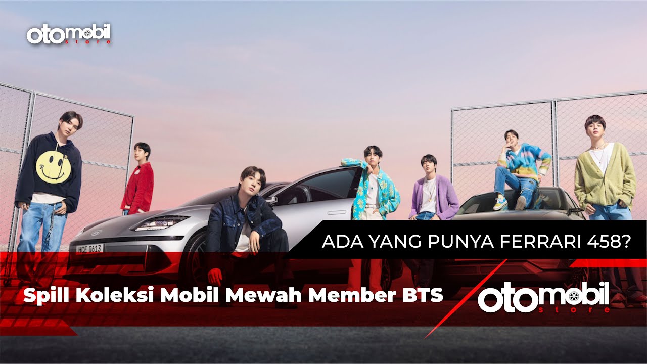 INTIP KOLEKSI MOBIL MEWAH MEMBER BTS - YouTube