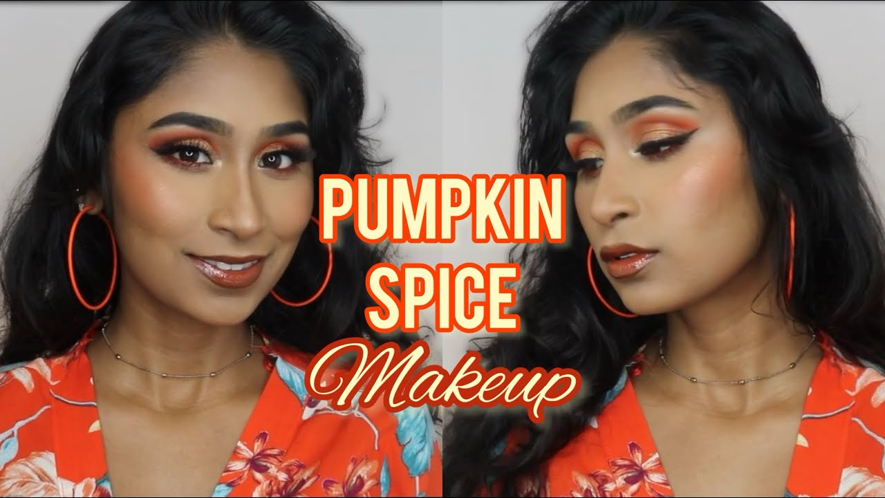 PUMPKIN SPICE MAKEUP 🏵 + TRYING ORANGE BLUSH | Brown Girl Friendly | TracyAnnx - YouTube