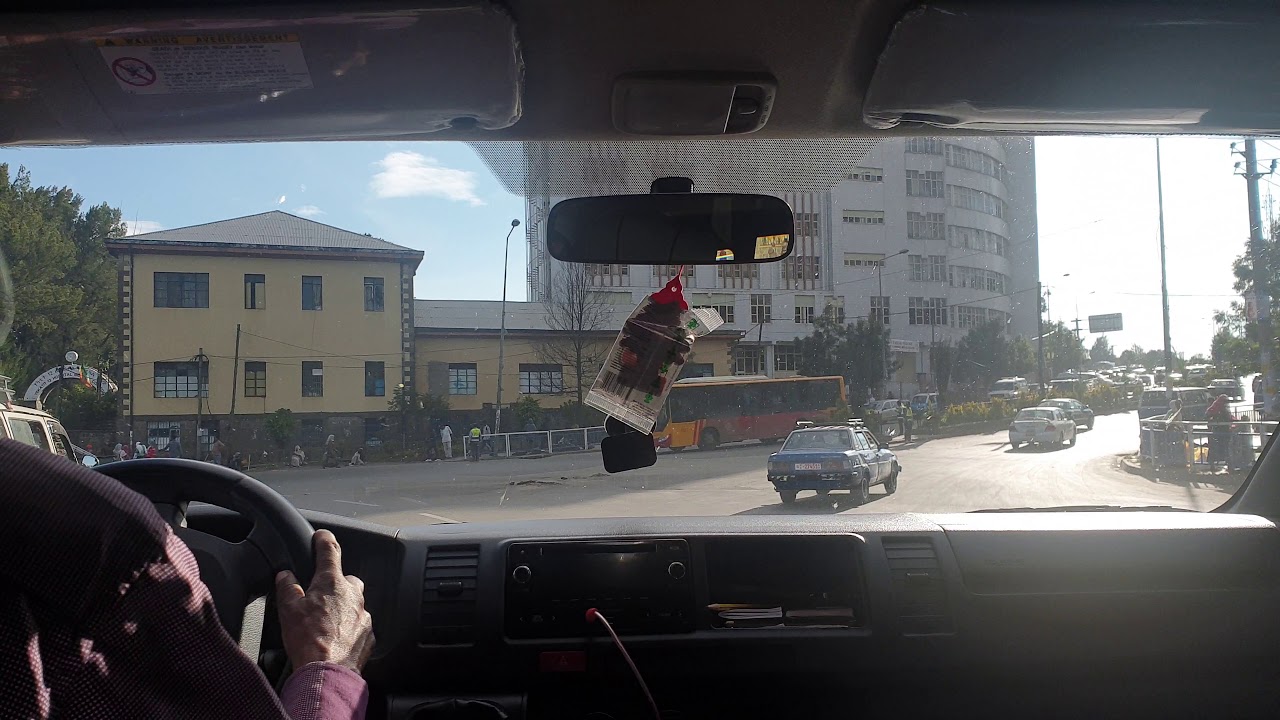 driving in Addis Ababa Ethiopia የኢትዮጵያ ፌዴራላዊ ዴሞክራሲያዊ ሪፐብሊክ - YouTube