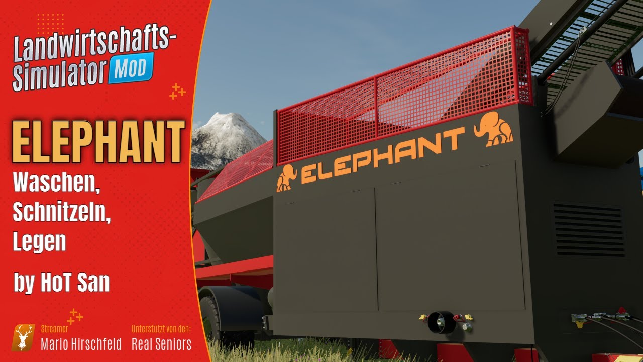 LS22 Mod / Elephant: Die Maschine für schwere Arbeiten! // LS22 Mods ...