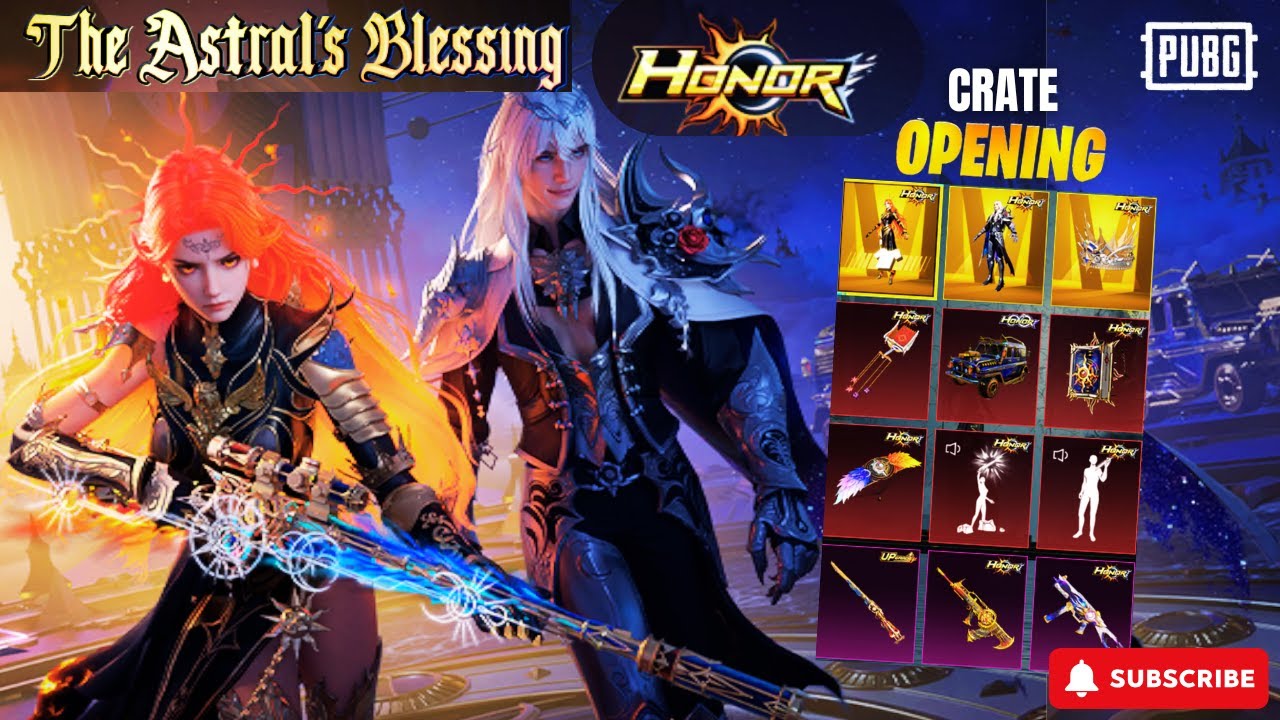 Astral's Blessing Set 🥰 | New Honor Set Crate Opening and Complete ...