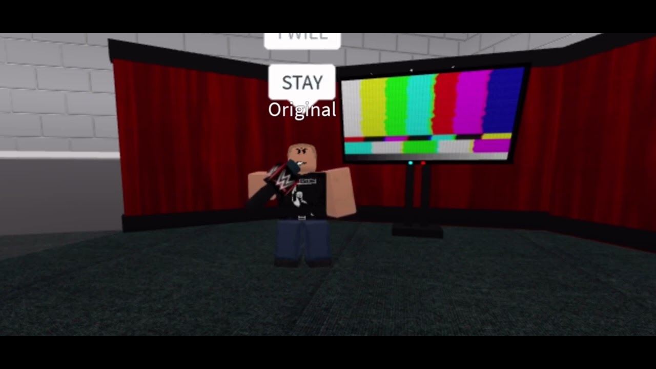 ROBLOX ECW | SANDMAN PROMO BACKSTAGE! - YouTube