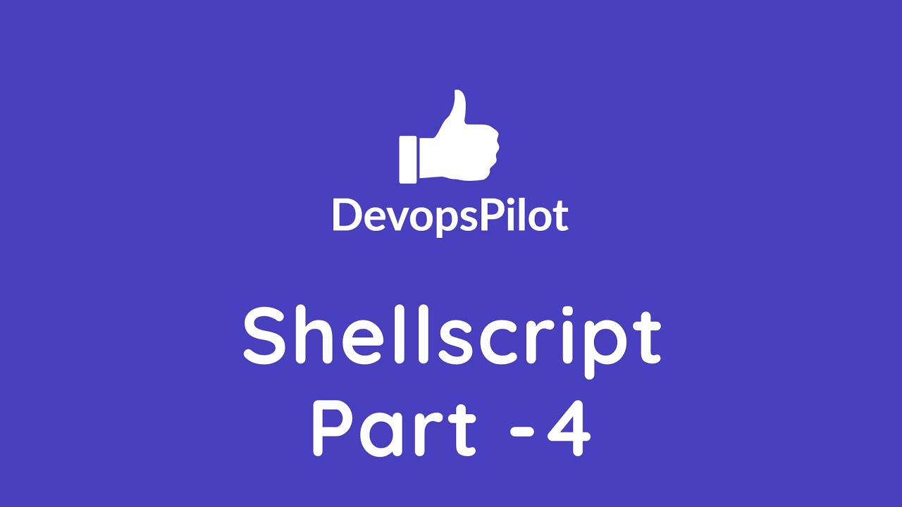 Linux Shellscript Part 4 Youtube