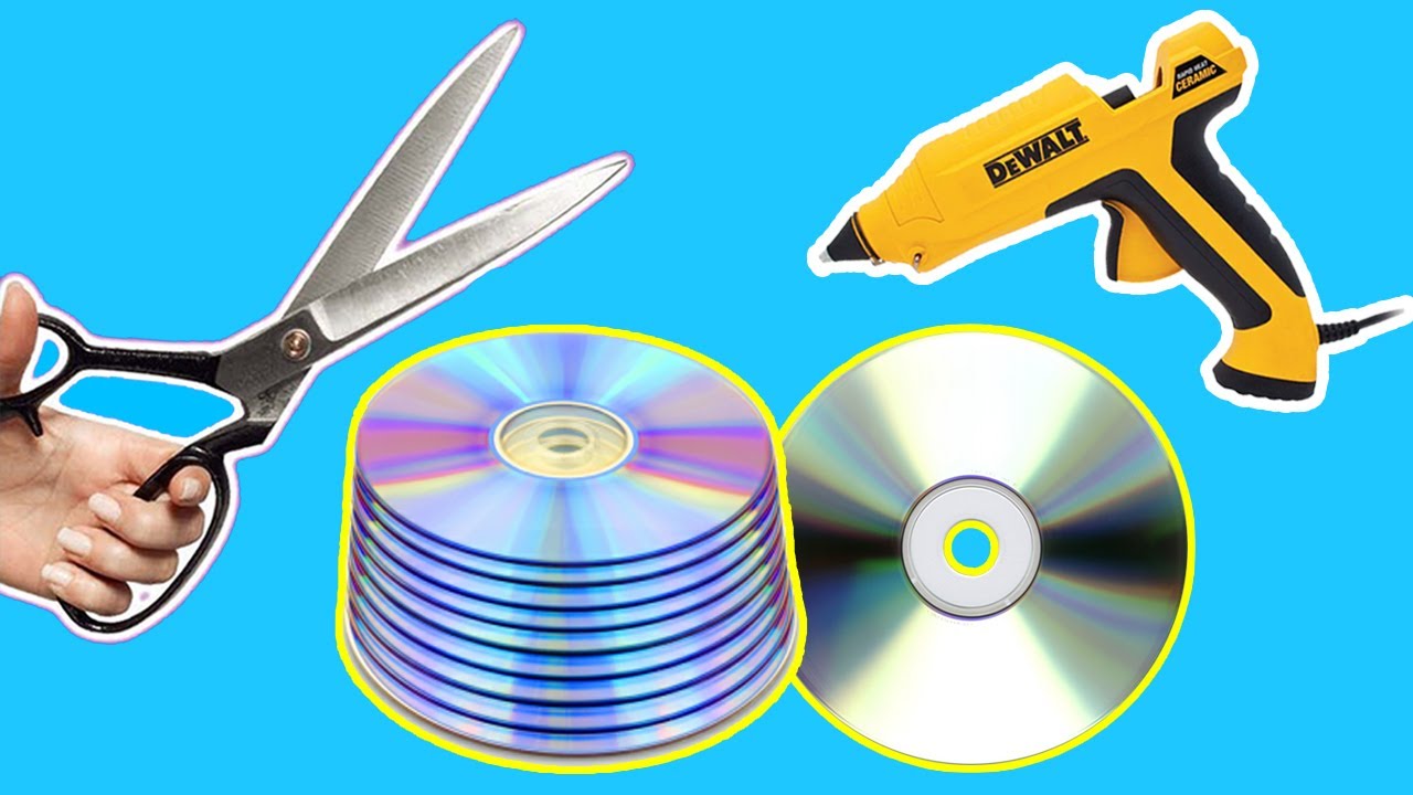 Best Out of Waste - 2 GENIUS CD DVD Craft Ideas | DIY Old CD/DVD Craft ...