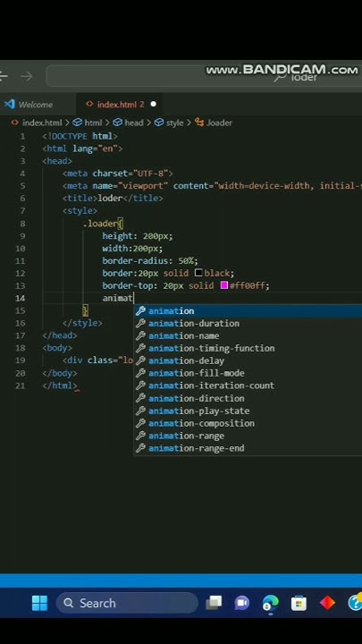 How To Make Loader Using Html And Cssshorts Coding Youtube