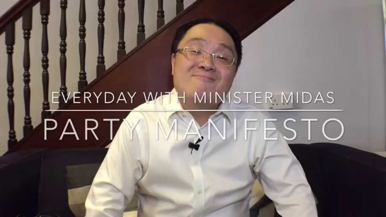 Everyday with Minister Midas: Party Manifesto - YouTube