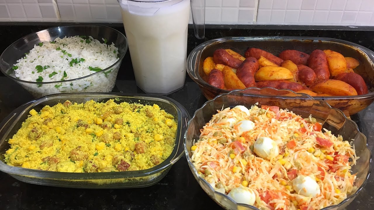 ALMOÇO DE DOMINGO COMPLETO - Receitas da Josi - YouTube