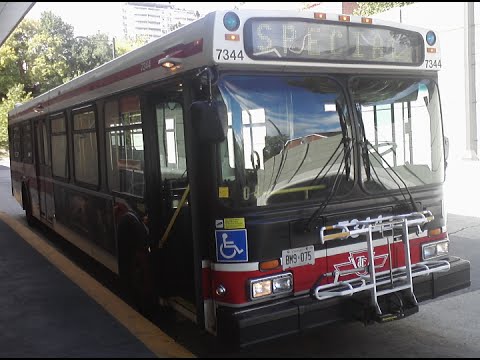 TTC 1999 New Flyer D40LF Diesel 7316 | 40 Junction - YouTube