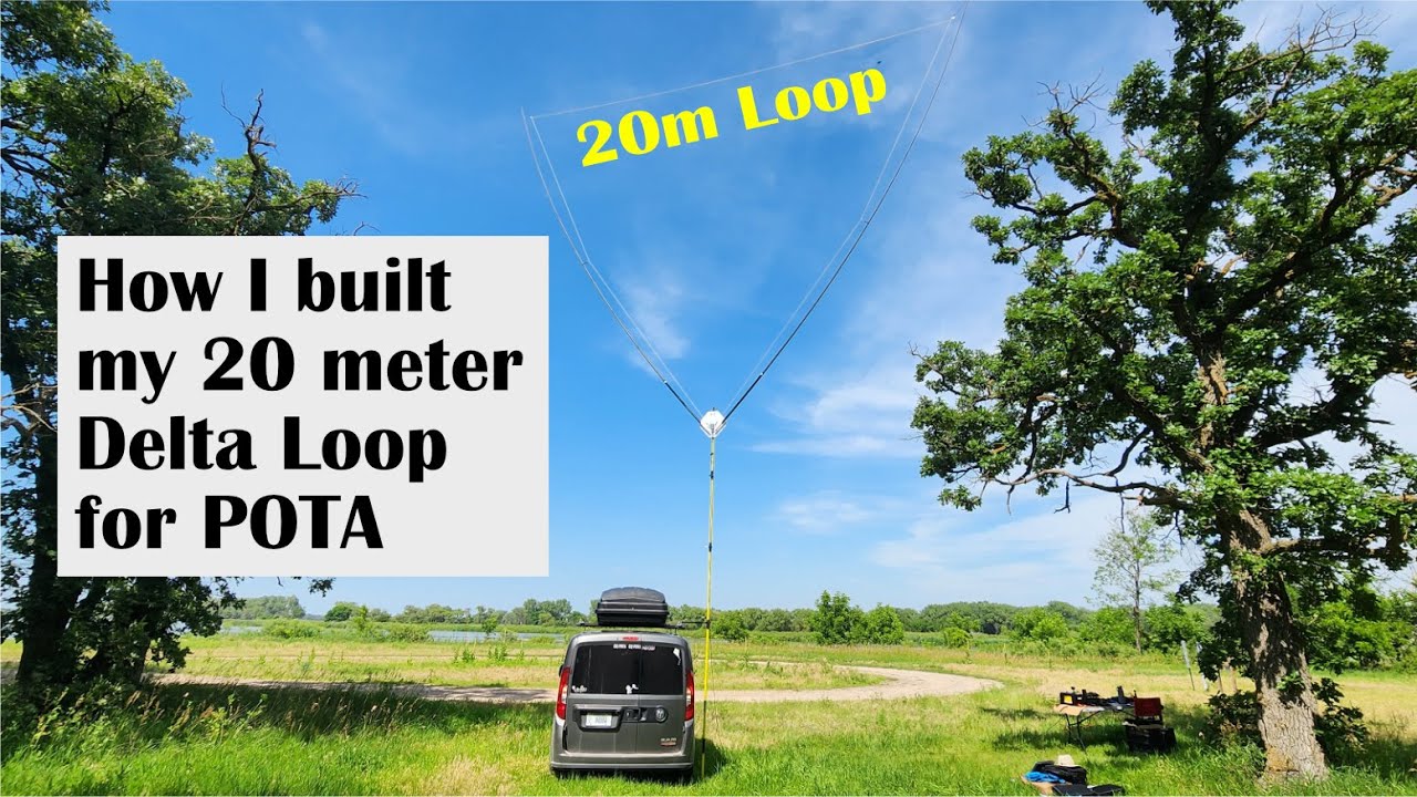 How I built my 20m Delta Loop Antenna for POTA - YouTube