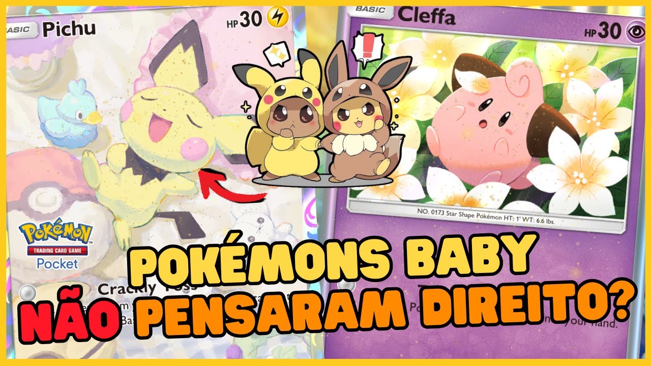 A VERDADE SOBRE os POKÉMONS BABY. VALEM a PENA? | Pokemon TCG Pocket ...