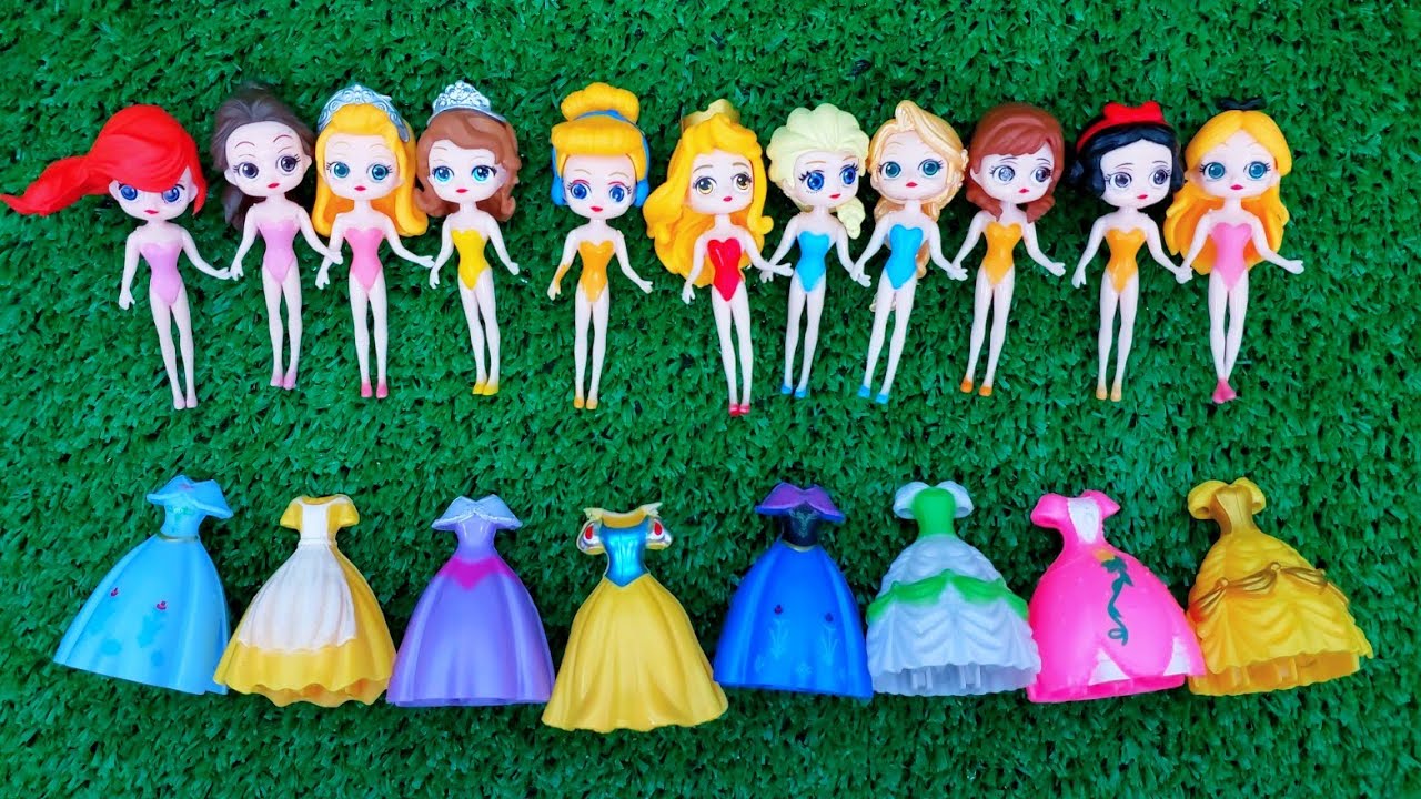 Disney Princess Doll Makeover ~ DIY Miniature Ideas for Barbie - Wig ...