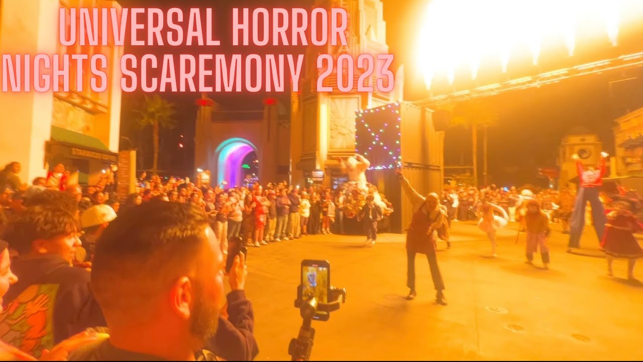 Universal Horror Nights Scaremony 2023 - YouTube