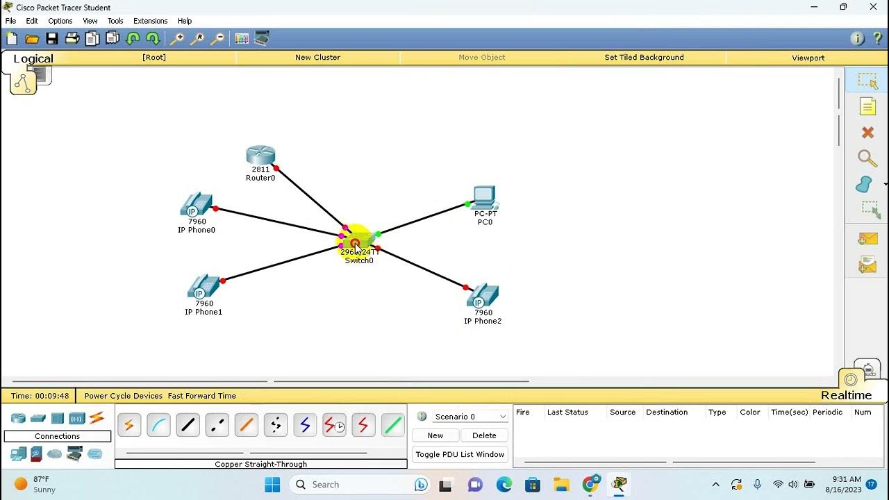membangun voip dengan aplikasi simulator packet tracer xi tkj - YouTube