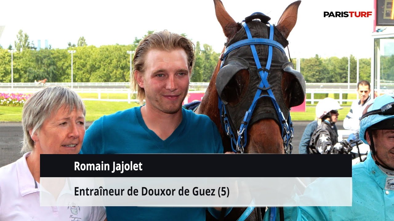 Romain Jajolet, entraîneur de Douxor de Guez (Mercredi 24 janvier à Cagnes-sur-Mer) - YouTube