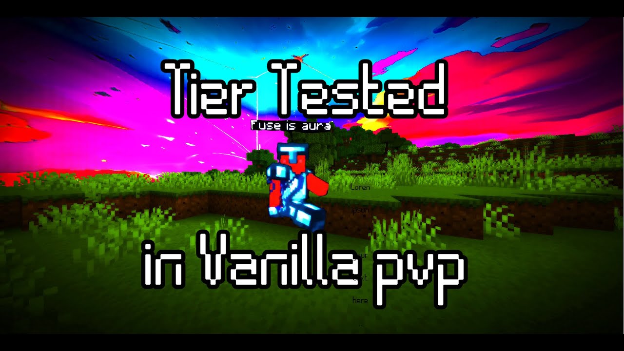 Getting tier tested in vanilla pvp - YouTube