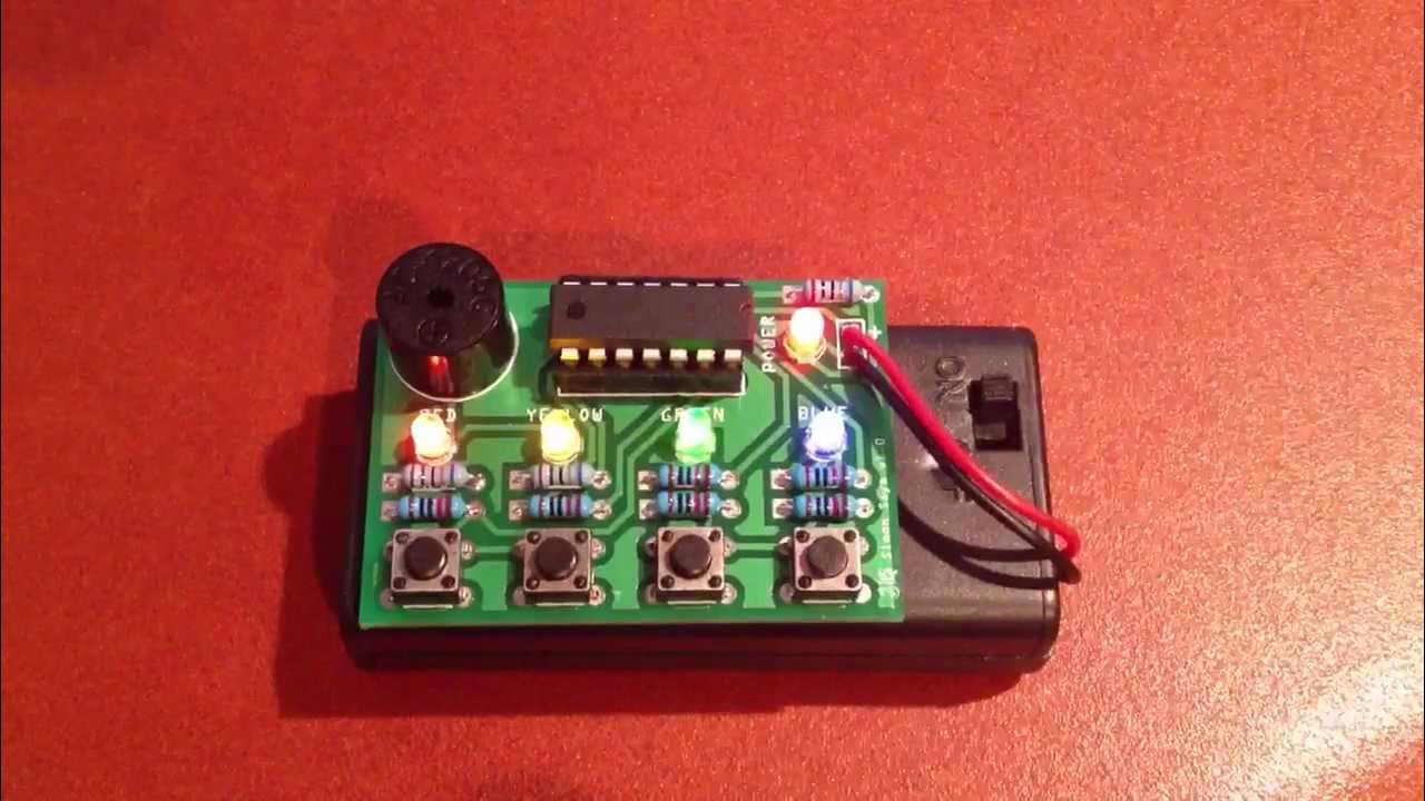 Arduino Simon Says Kit Demonstration - YouTube