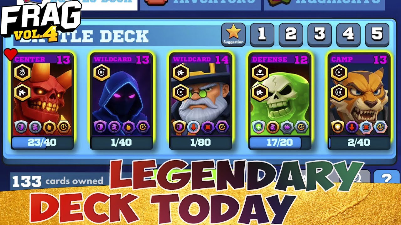 FRAG Pro Shooter - Legendary Deck Today🔥Gameplay Walkthrough🔥(iOS ...