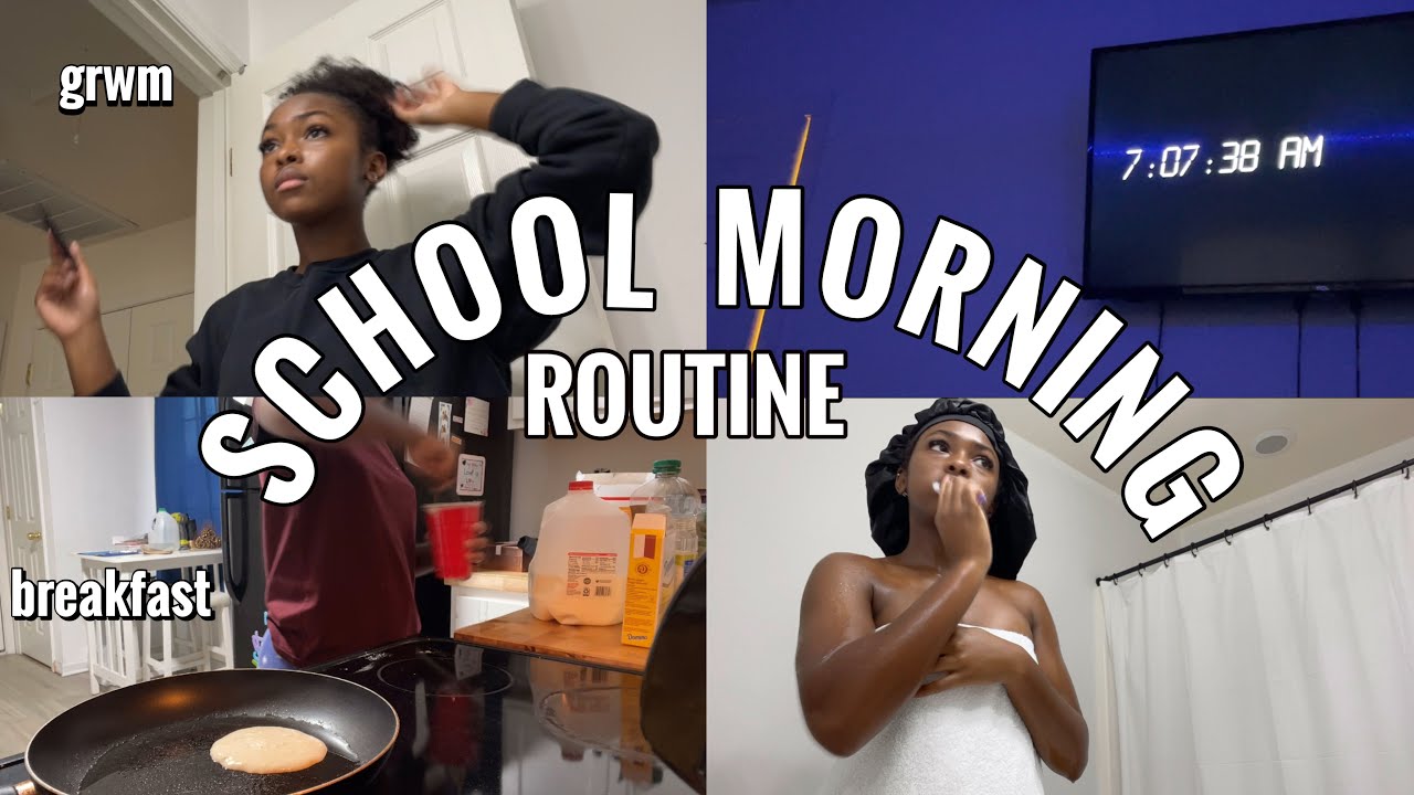 A Productive School Morning Routine!! - YouTube