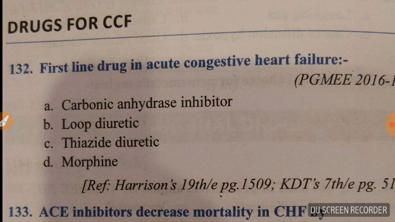 Drugs for CCF paper 2014,15,16,17 neet pg dnb cet and aiims pg - YouTube