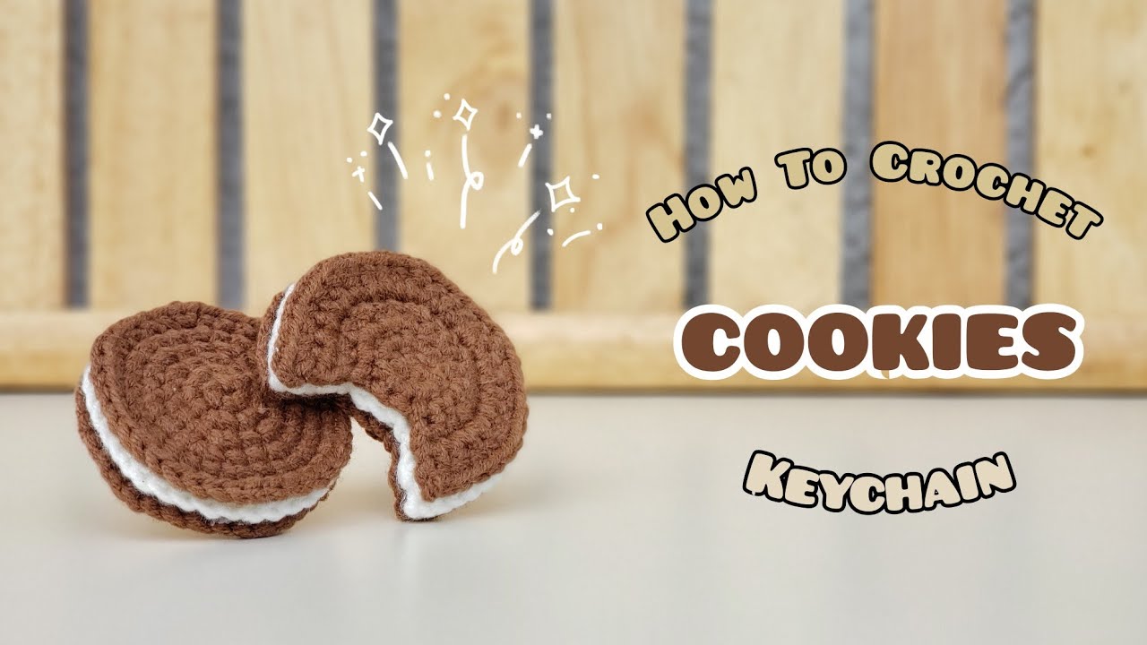 Crochet Mini Cookies Keychain | Amigurumi Tutorial | SpringDay DIY ...