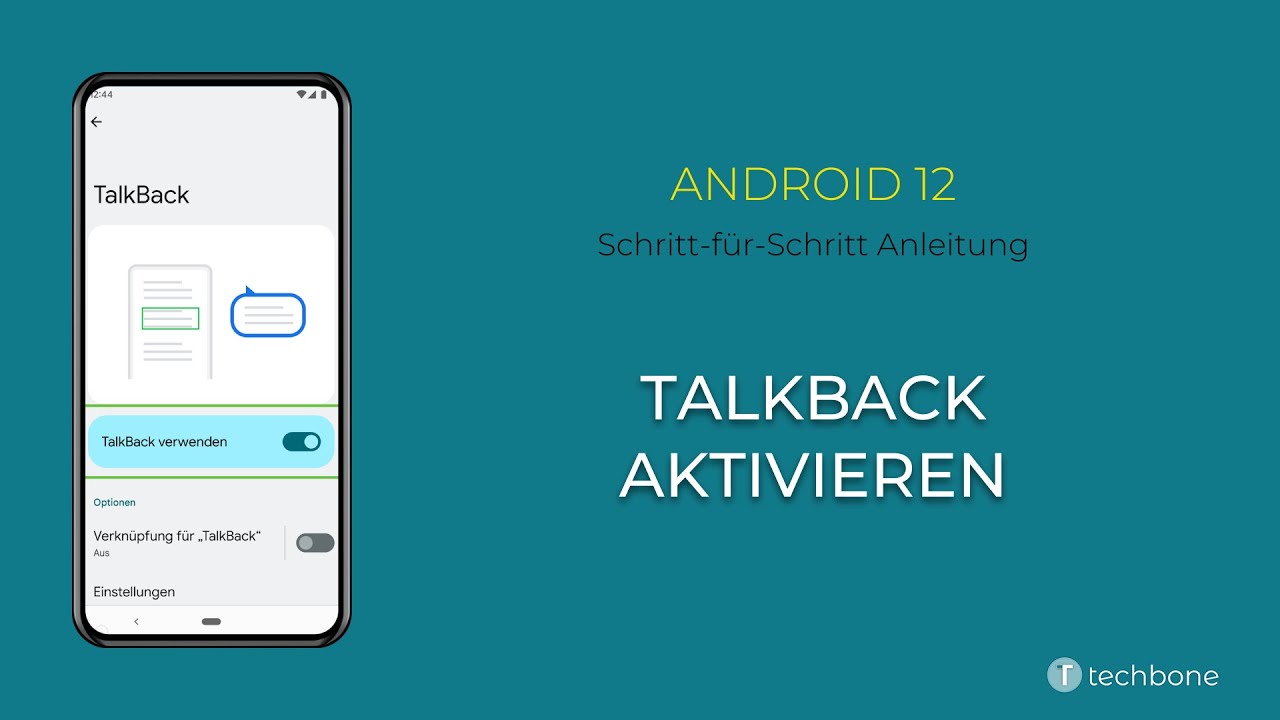 TalkBack aktivieren [Android 12] - YouTube