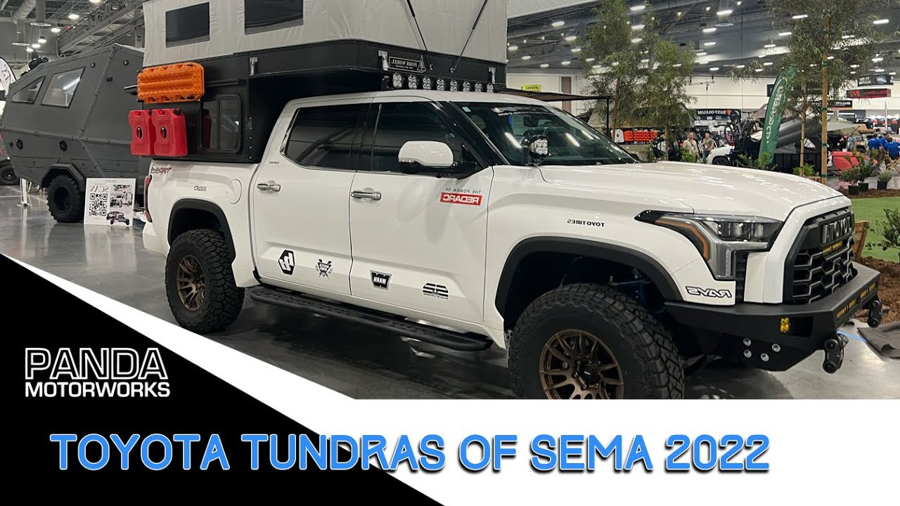 The HOTTEST Toyota Tundra's! | 2022 SEMA Show Tundra Highlights - YouTube