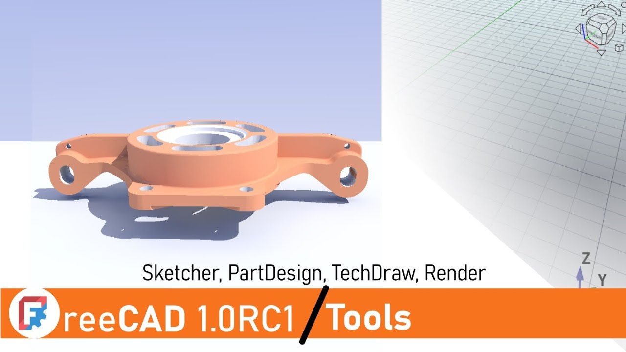 FreeCAD 1.0RC1 workbench's new and improved tools - YouTube
