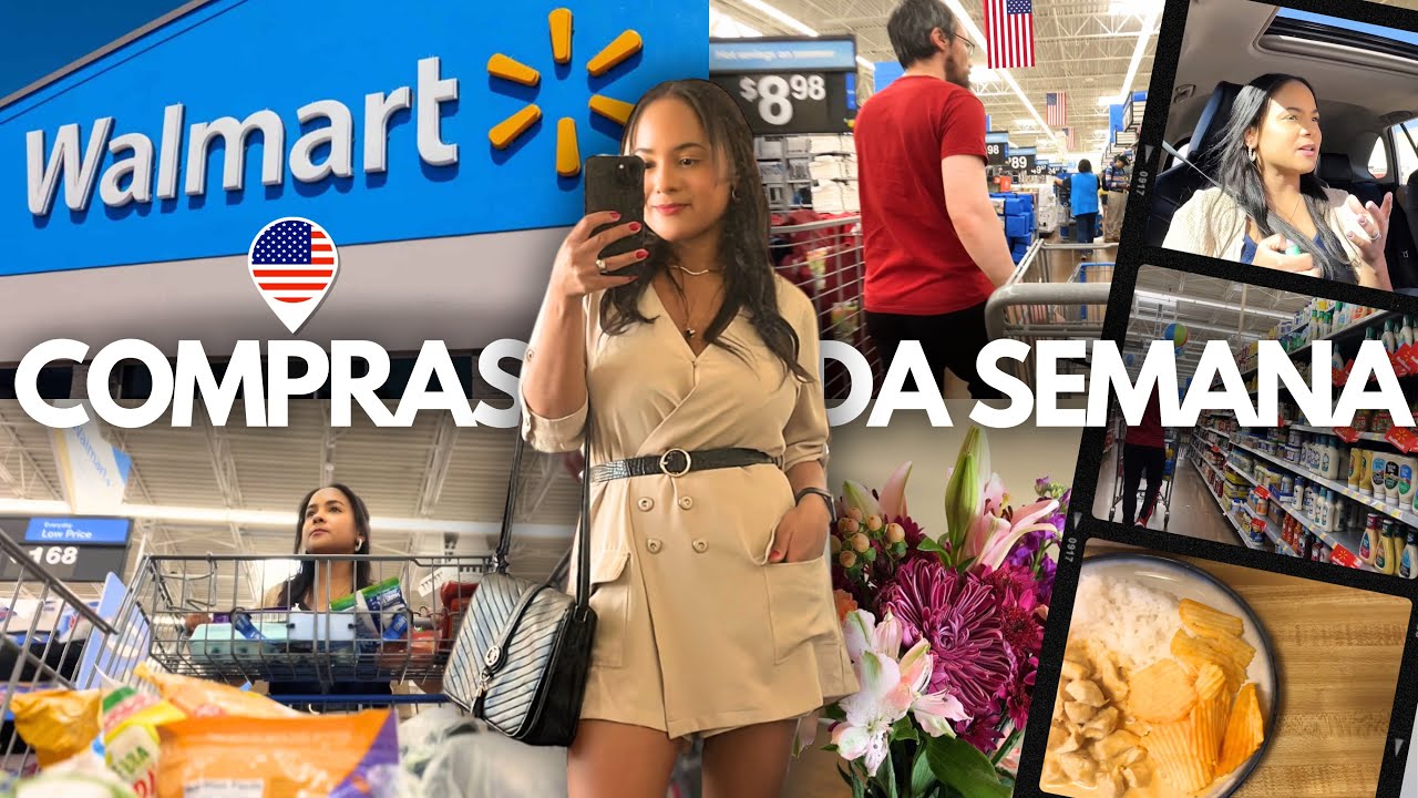 VLOG | Compras de Mercado no Walmart || Quanto gastamos? || Receita ...