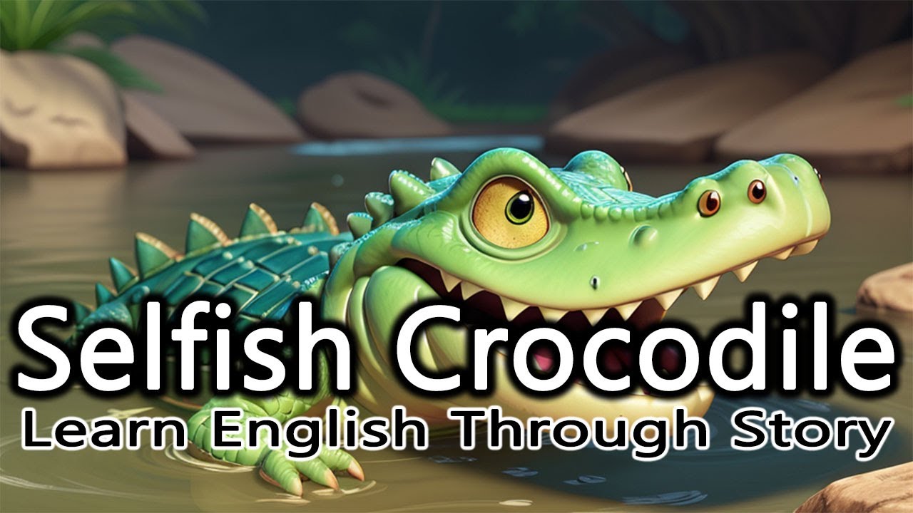 Selfish Crocodile || English Story Palace || English story || Learn ...