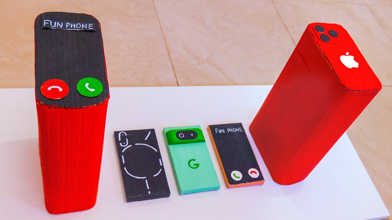 iPhone 16 Pro Max 1kk mAh made cardboard incoming call - YouTube