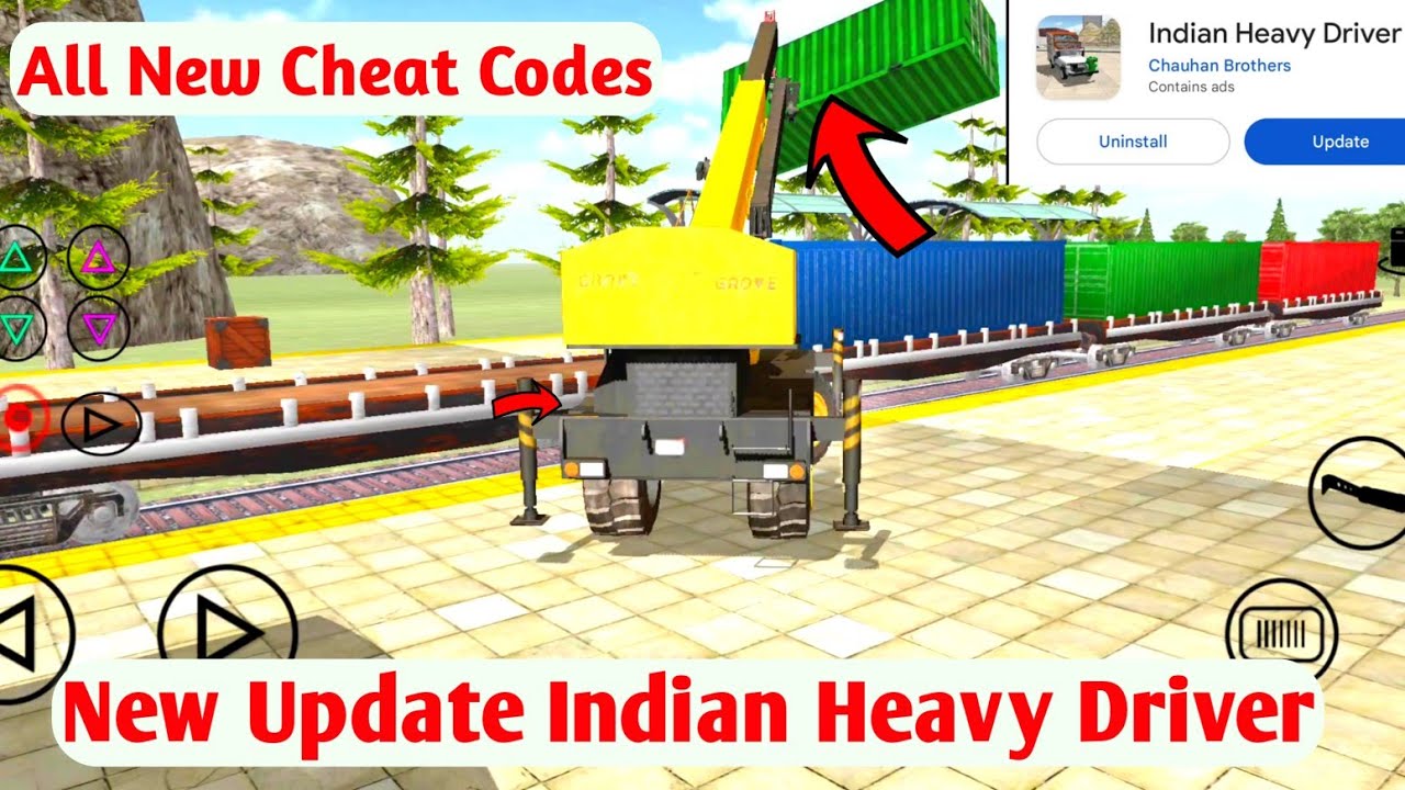 New Update of Indian Heavy Driver || All New Cheat Codes of Dj Tractor ...