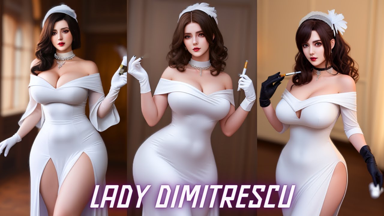 Captivating Lady Dimitrescu Resident Evil Cosplay LookBook AI Art - YouTube