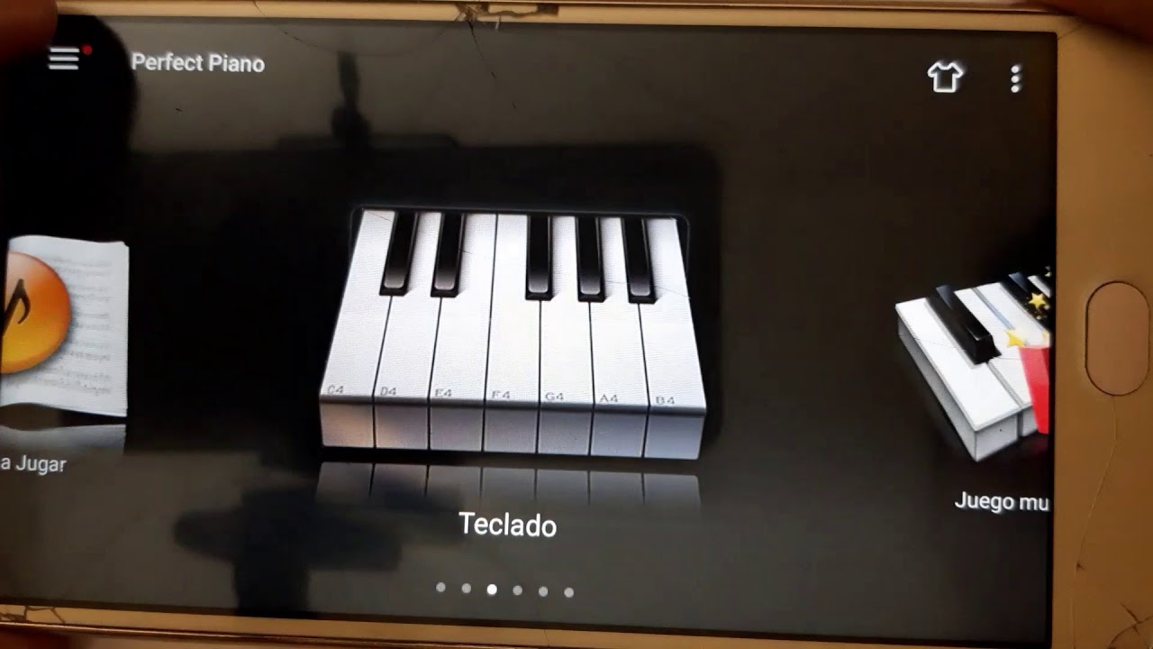 Tutorial de la app perfect piano - YouTube