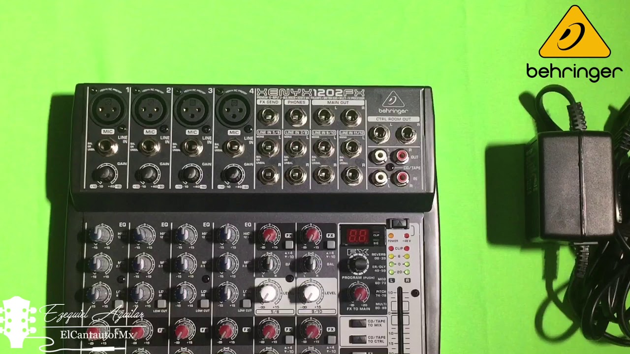 Unboxing mezcladora Behringer Xenyx 1202 Fx - YouTube