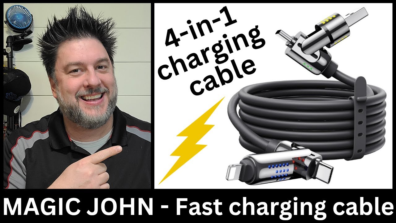 Magic John 4 in 1 Phone Cable - is it really indestructible? - YouTube