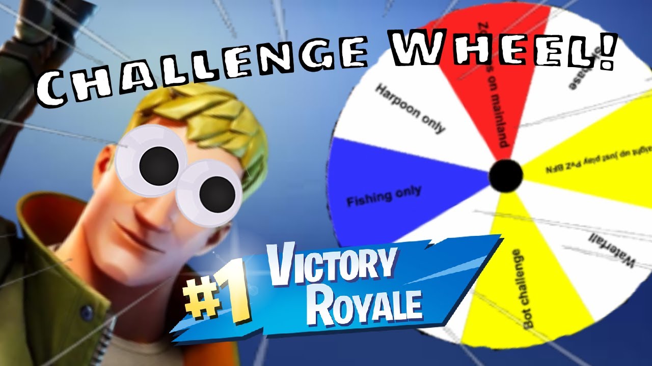 Using a *Challenge Wheel* to WIN Fortnite Chapter 2 - YouTube