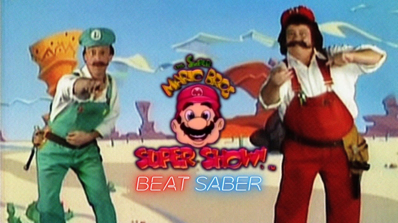 The Super Mario Bros Super Show! Theme - Beat Saber - YouTube