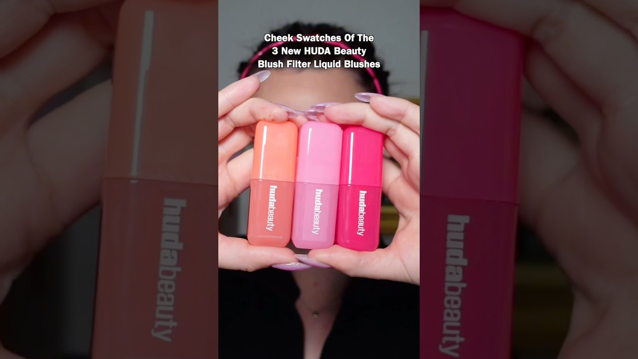 3 *NEW* HUDA Beauty Blush Filters! (Cheek & Hand Swatches) #swatches # ...
