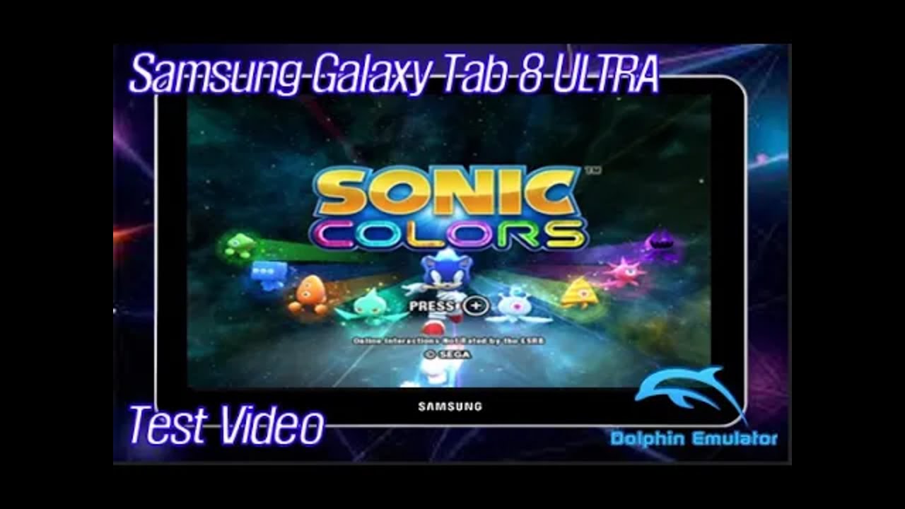 [Wii]Sonic Colors Android test video(Dolphin Emulator) / 소닉 컬러즈 안드로이드 ...