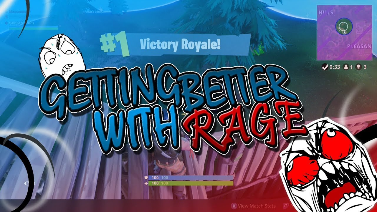 Getting Better At Fortnite!! (W/RAGING) - YouTube