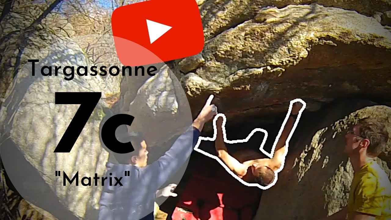 Targassonne - "Matrix" 7c - secteur Taz - Bloc n°26 - YouTube