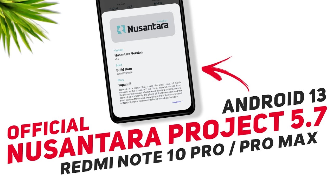 Nusantara Project 5.7 Official - Redmi Note 10 Pro/Pro Max - Android 13 ...